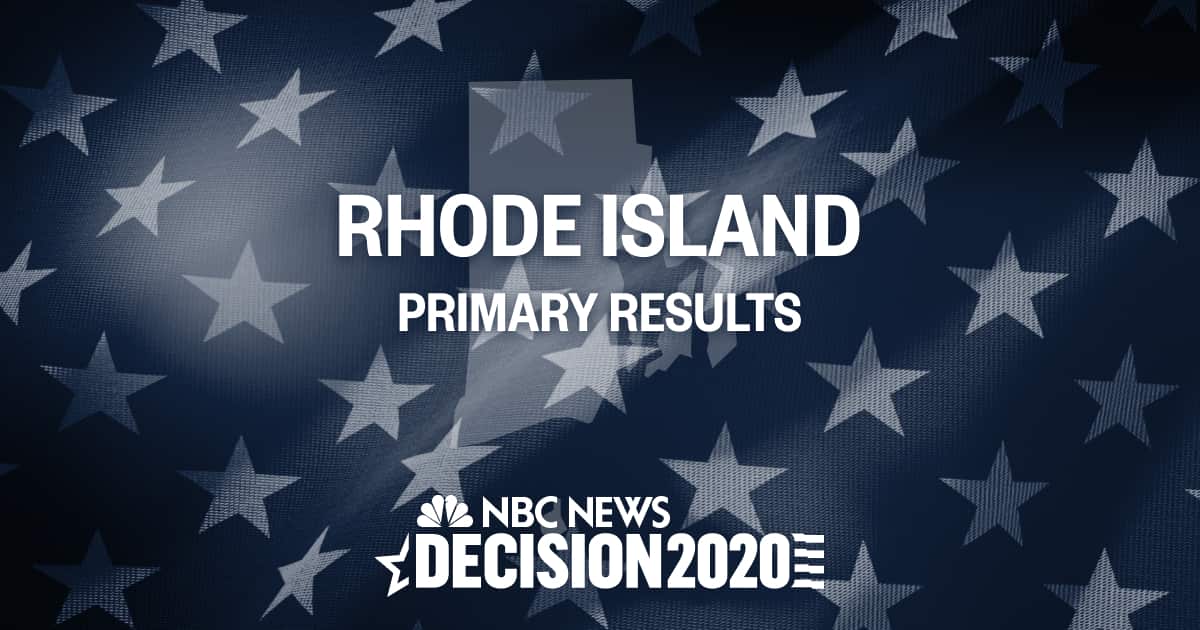 Rhode Island Primary Results 2020 | Live Election Map