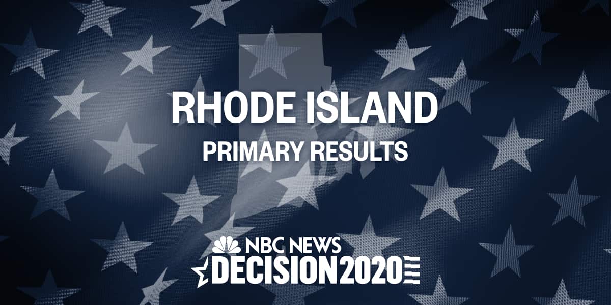 Rhode Island Primary Results 2020 | Live Election Map